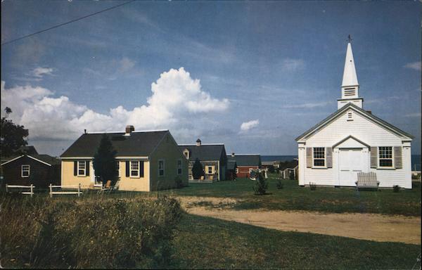 Cape Cod Village Cummaquid, MA Postcard