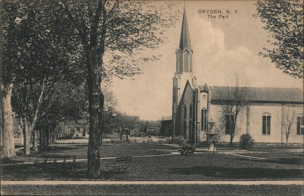The Park Dryden, NY Postcard