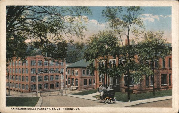 Fairbanks Scale Factory St. Johnsbury, VT Postcard