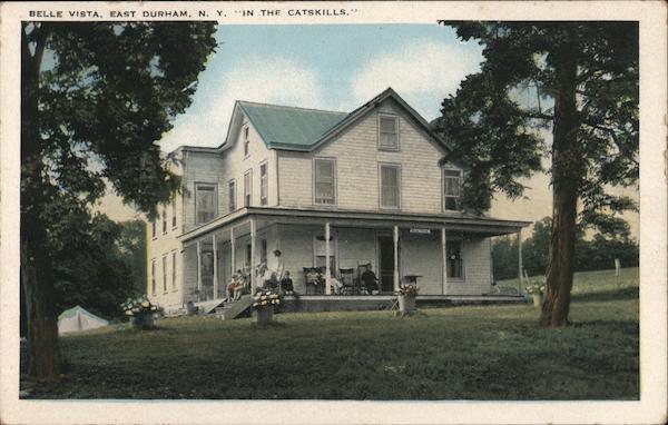 Belle Vista "In the Catskills" East Durham, NY Postcard