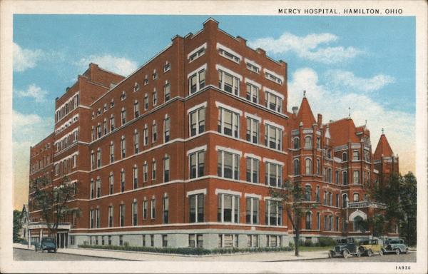 Royalty Free Image - Mercy Hospital Hamilton, OH Postcard