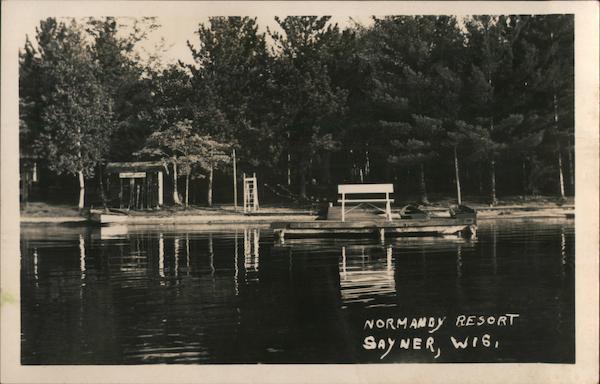 Normandy Resort Sayner, WI Postcard