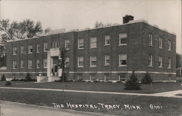 Hospital Tracy, MN Postcard