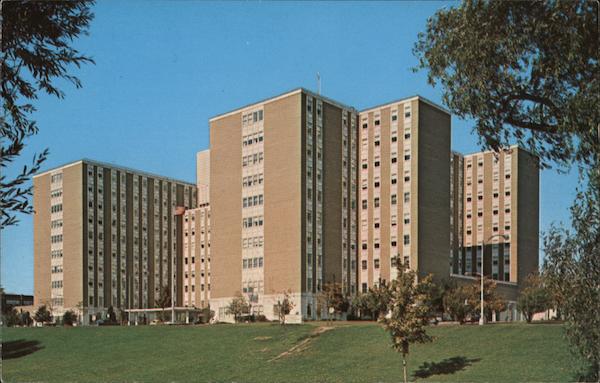 Veterans Administration Center Hospital Wood, WI Postcard