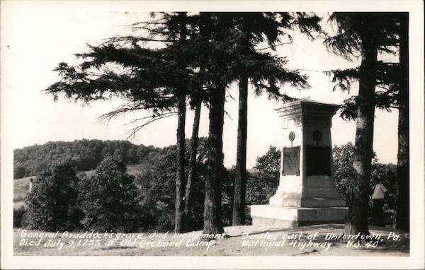 General Braddock's Grave and Monument, Fort Necessity National ...