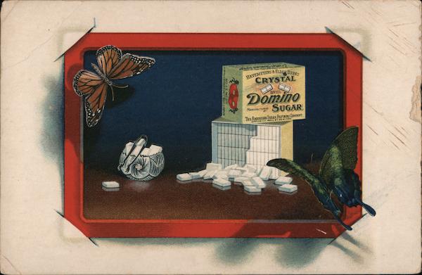 Crystal Domino Sugar Advertising Postcard
