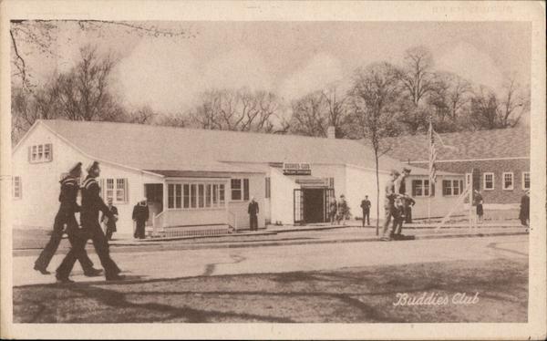 Buddies Club, Boston Common - USO Massachusetts Inc. Postcard