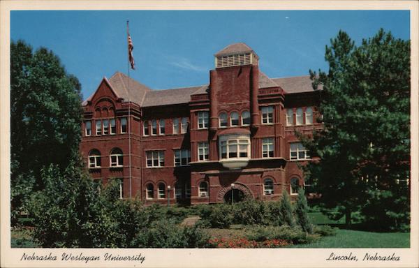 Nebraska Wesleyan University Lincoln, NE Postcard