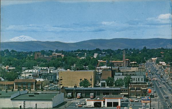 This Telephoto View Is Looking West From Downtown and Shows Mt. Adams ...