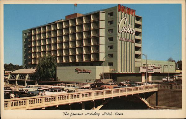Holiday Hotel Reno, NV Postcard