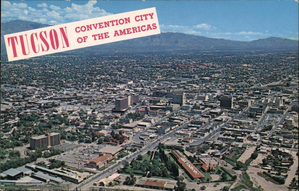Tuscon: Convention City of the Americas Tucson, AZ Postcard