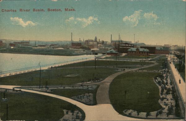 Charles River Basin Boston, MA Postcard