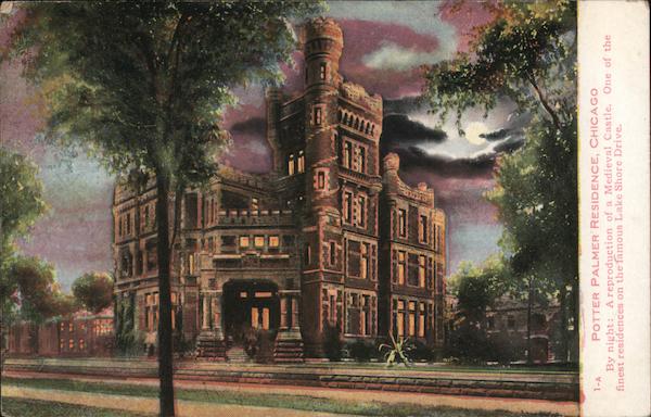 Potter Palmer Residence Chicago, IL Postcard