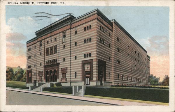 Syria Mosque Pittsburgh, PA Postcard