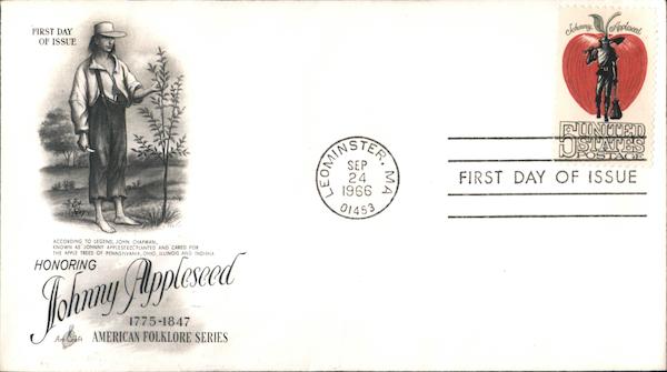 Johnny Appleseed First Day Covers First Day Cover