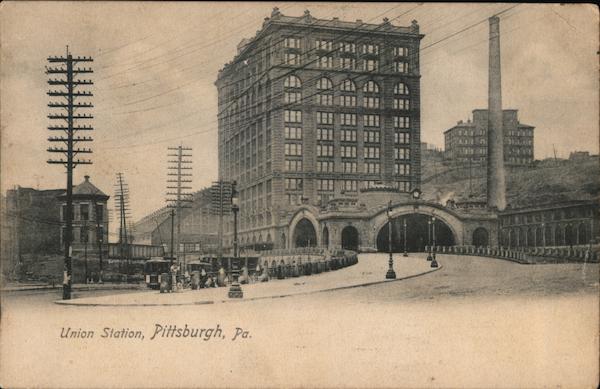 Union Station Pittsburgh, PA Postcard
