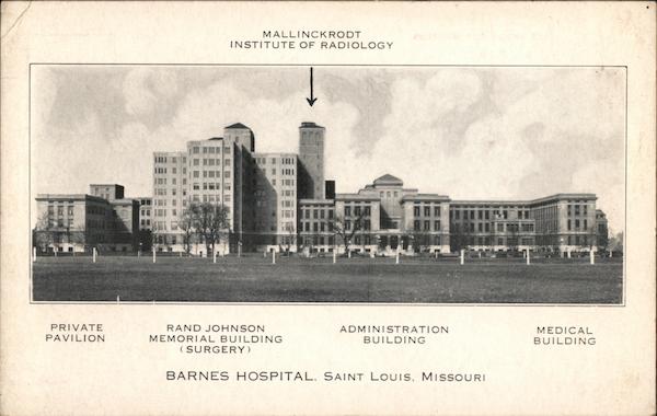 Barnes Hospital, Showing Buildings St. Louis, MO Postcard