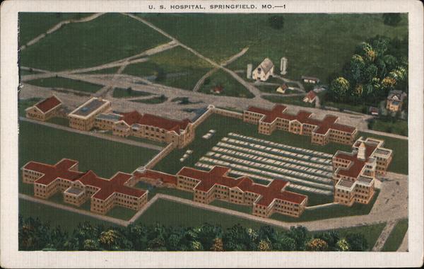 US Hospital Springfield, MO Postcard