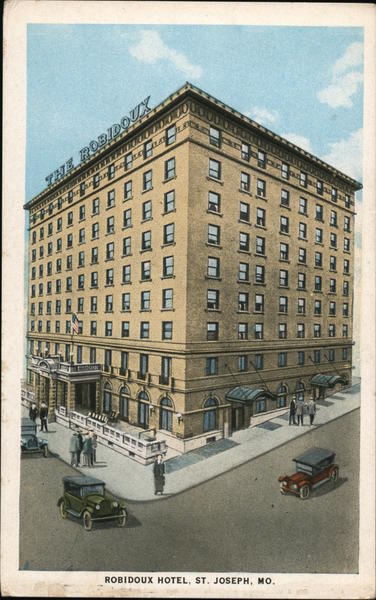Robidoux Hotel St. Joseph, MO Postcard