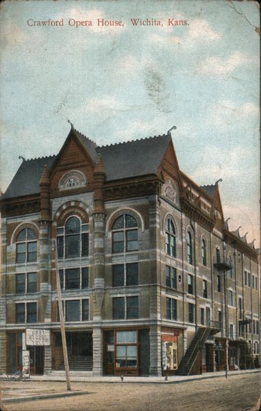 Crawford Opera House Wichita, KS Postcard