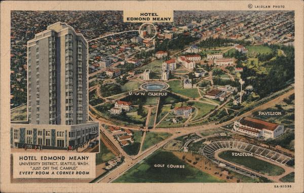 Hotel Edmond Meany Seattle, WA Postcard