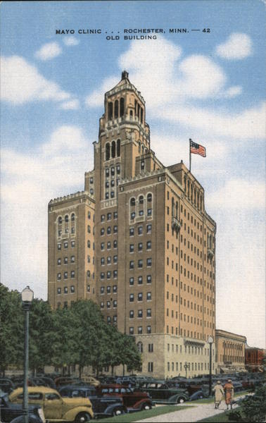 Mayo Clinic, Old Building Rochester, MN Postcard