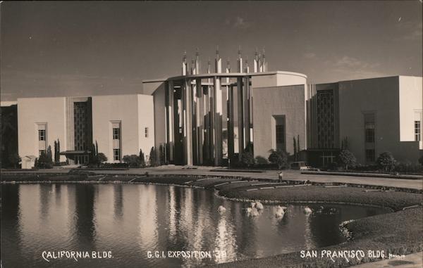 California Building - San Francisco Building, G.G.I.E. 1939 Postcard