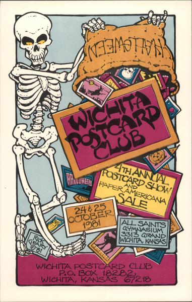 4th Annual Postcard Show and Paper Americana Sale, 1981 Wichita, KS ...