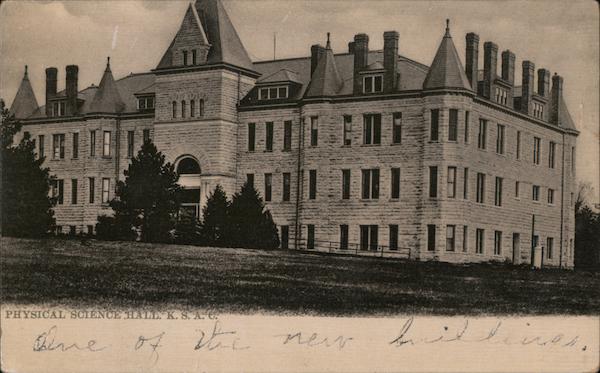 Physical Science Hall, Kansas State Agricultural College Manhattan, KS ...