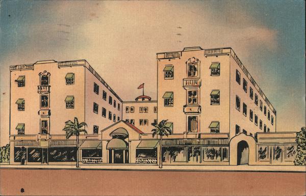 Broward Hotel Fort Lauderdale, FL Postcard