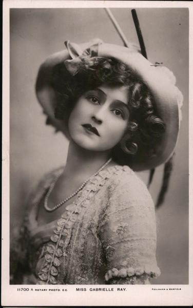 Miss Gabrielle Ray Celebrities Postcard