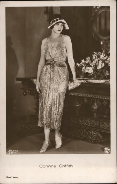Corrine Griffith Celebrities Postcard