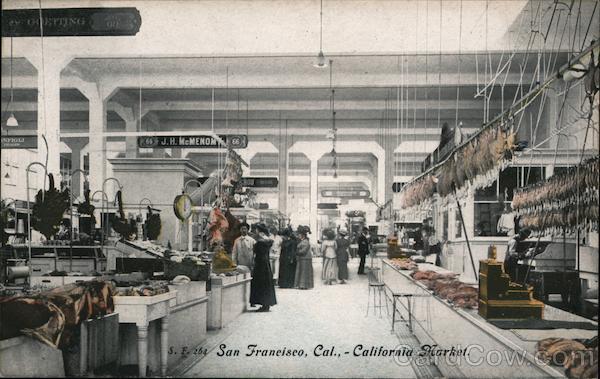 California Market San Francisco, CA Postcard