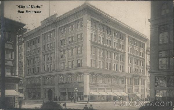 "City of Paris" San Francisco, CA Postcard