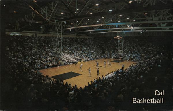University of California Basketball Game 1973-74 Berkeley, CA Postcard