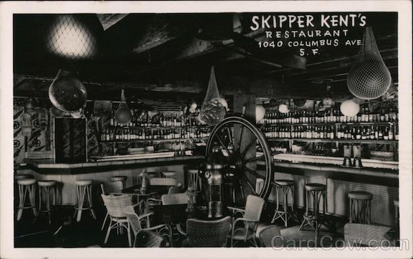 Skipper Kent's Restaurant San Francisco, CA Postcard