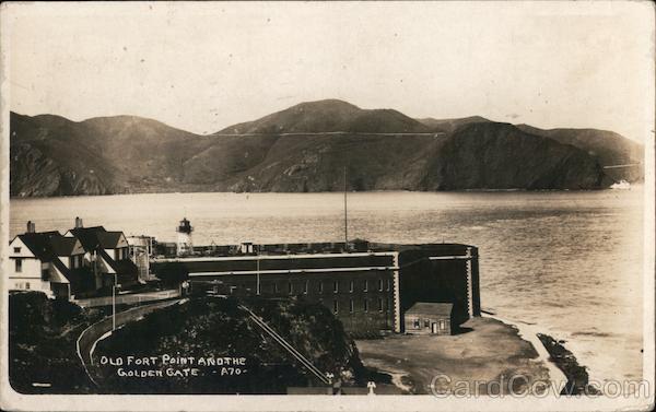 Old Fort Point Anothe - Golden Gate San Francisco, CA Postcard