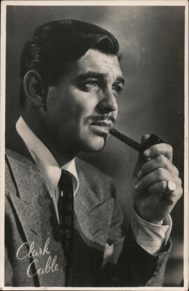 Clark Gable Actors Postcard