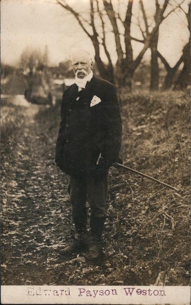 Pedestrian Walker Edward Payson Weston San Francisco, CA Postcard