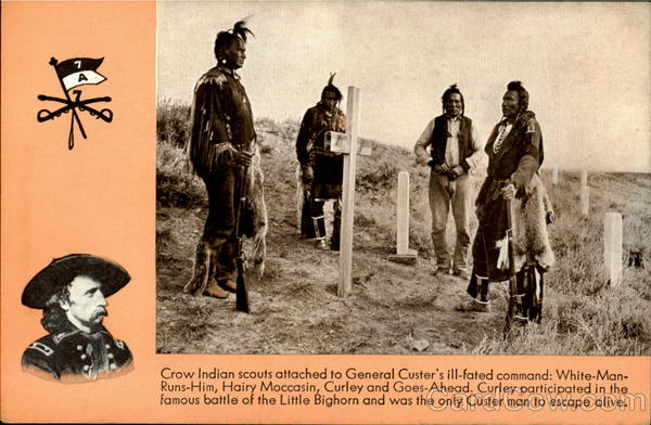 Crow Indian scouts Native Americana