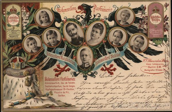 Family of Wilhelm II Germany Royalty Postcard