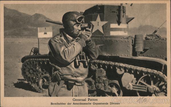 General Patton - Commander of the American Armored Divisions World War ...