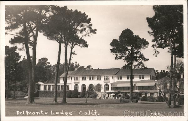 Del Monte Lodge California Postcard