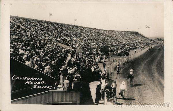 California Rodeo, Monterey Co. Salinas, CA Postcard