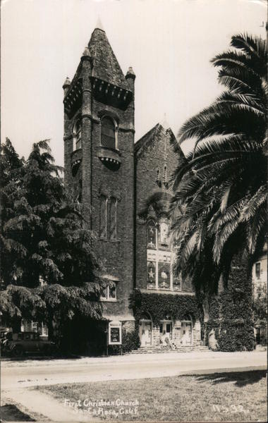First Christian Church Santa Rosa, CA Postcard