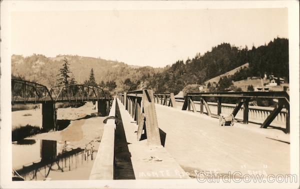 Bridges Monte Rio, CA Rhea Postcard