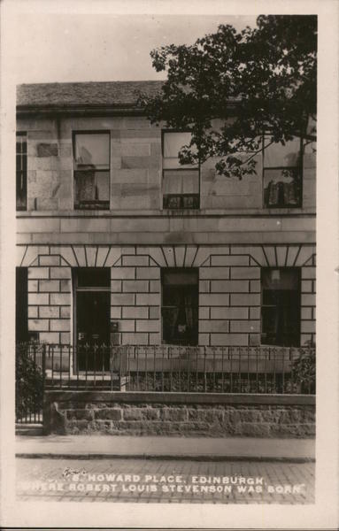 8 Howard Place, Where Robert Louis Stevenson Was Born Edinburgh ...