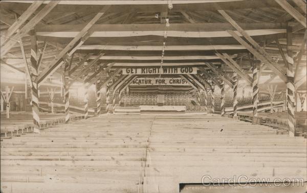 Billy Sunday Tabernacle Decatur, IL Postcard
