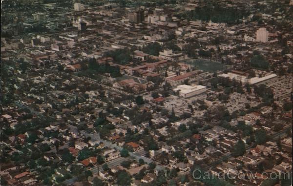 Aerial view of San Jose, California San Rafael Postcard