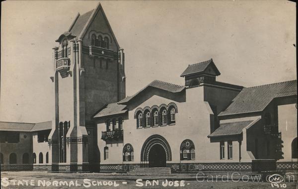 State Normal School San Jose, CA Postcard